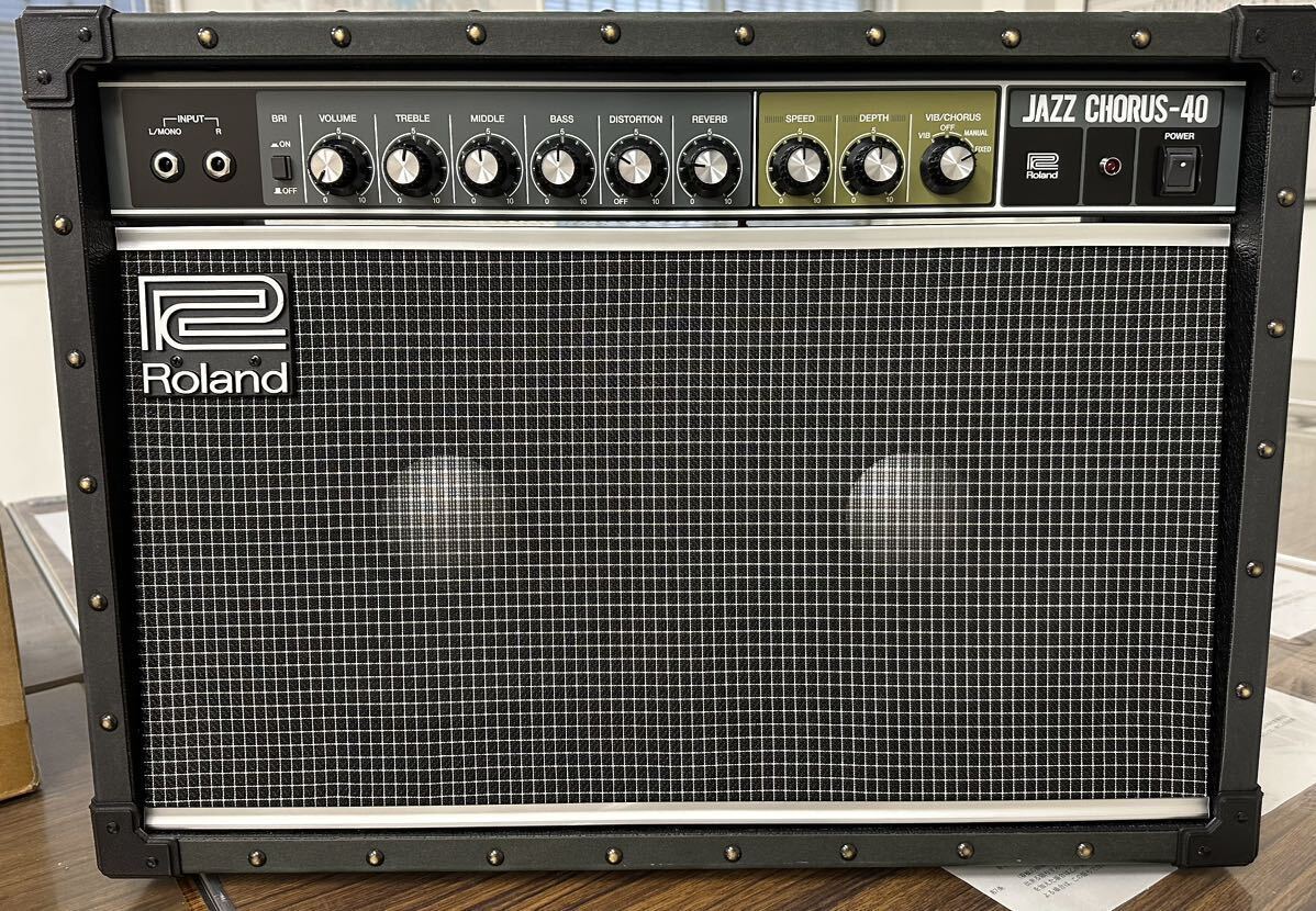 【目立った傷や汚れなし】Roland/JC-40 Jazz Chorus ローランド ギターアンプ アンプ ジャズコー JC40 アンプカバー ...