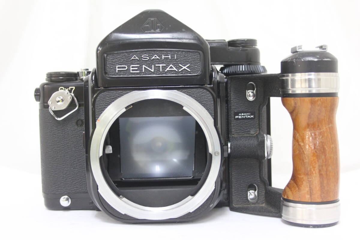【傷や汚れあり】Y1839 ペンタックス Pentax 6×7 ブラック Super-Multi-Coated TAKUMAR 6×7 ...