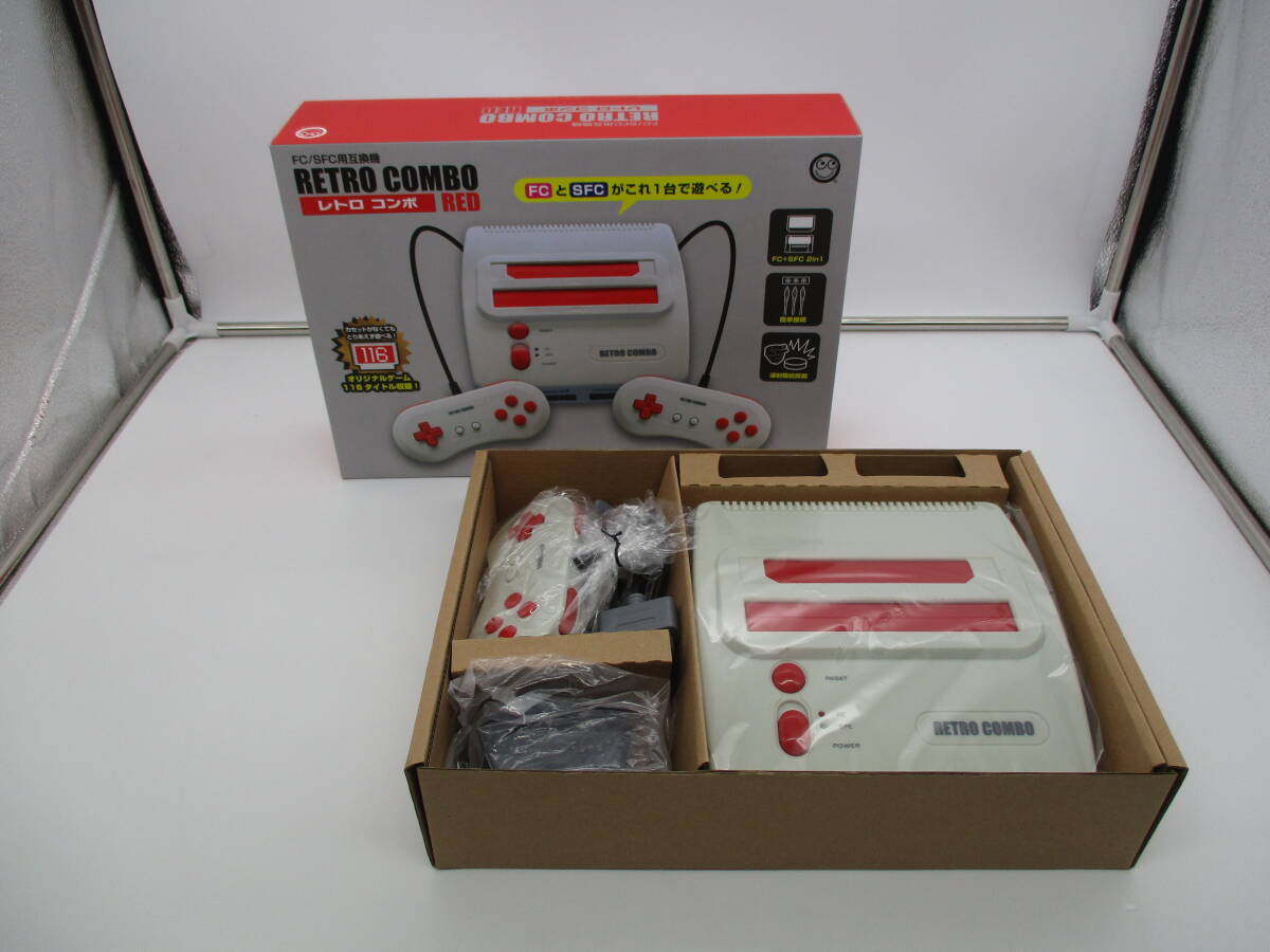 【未使用】ay0908/28/25 未使用 コロンバスサークル レトロコンボ RED FC/SFC用互換機の落札情報詳細 - Yahoo!オークション落札価格検索 オークフリー