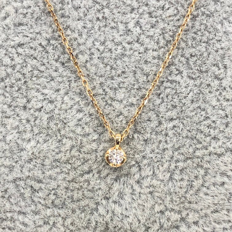 【傷や汚れあり】4℃ ヨンドシー ネックレス K10 総重量：0.96g【CIAF6038】の落札情報詳細 - Yahoo!オークション落札価格検索 オークフリー