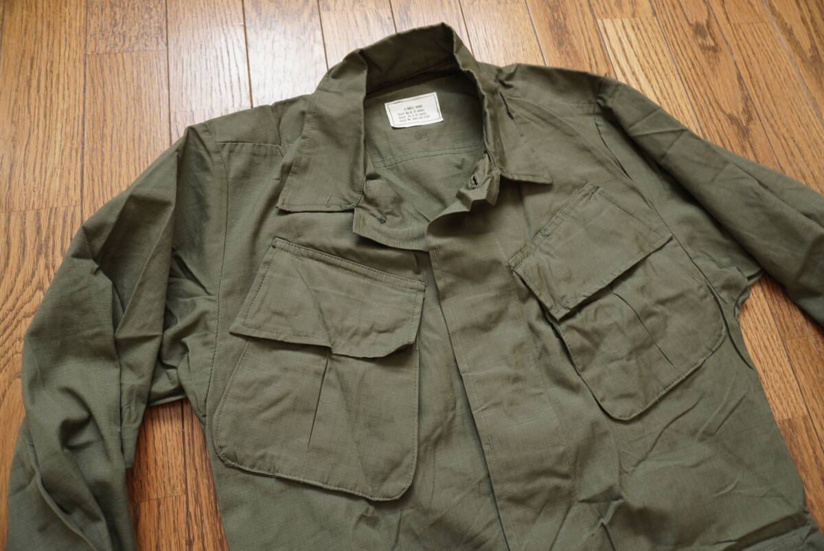 【未使用】デッドストック!!★米軍 実物 ジャングルファティーグ ジャケット 4th X-Small-Short XS US ARMY リップストップ★1st 2nd 3rd M-65 M ...
