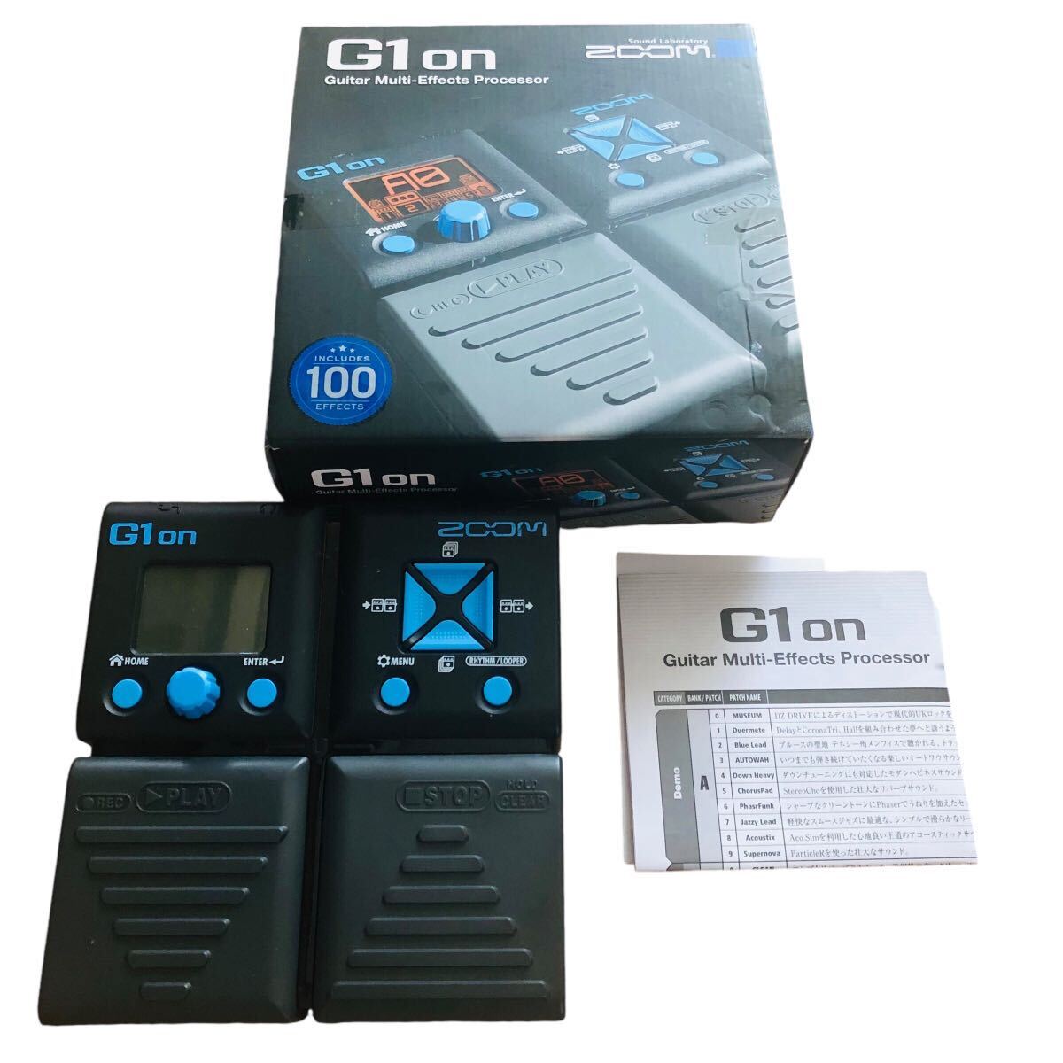 【未使用に近い】美品 ZOOM G1on ギターマルチエフェクトプロセッサー ズームの落札情報詳細 - Yahoo!オークション落札価格検索 ...