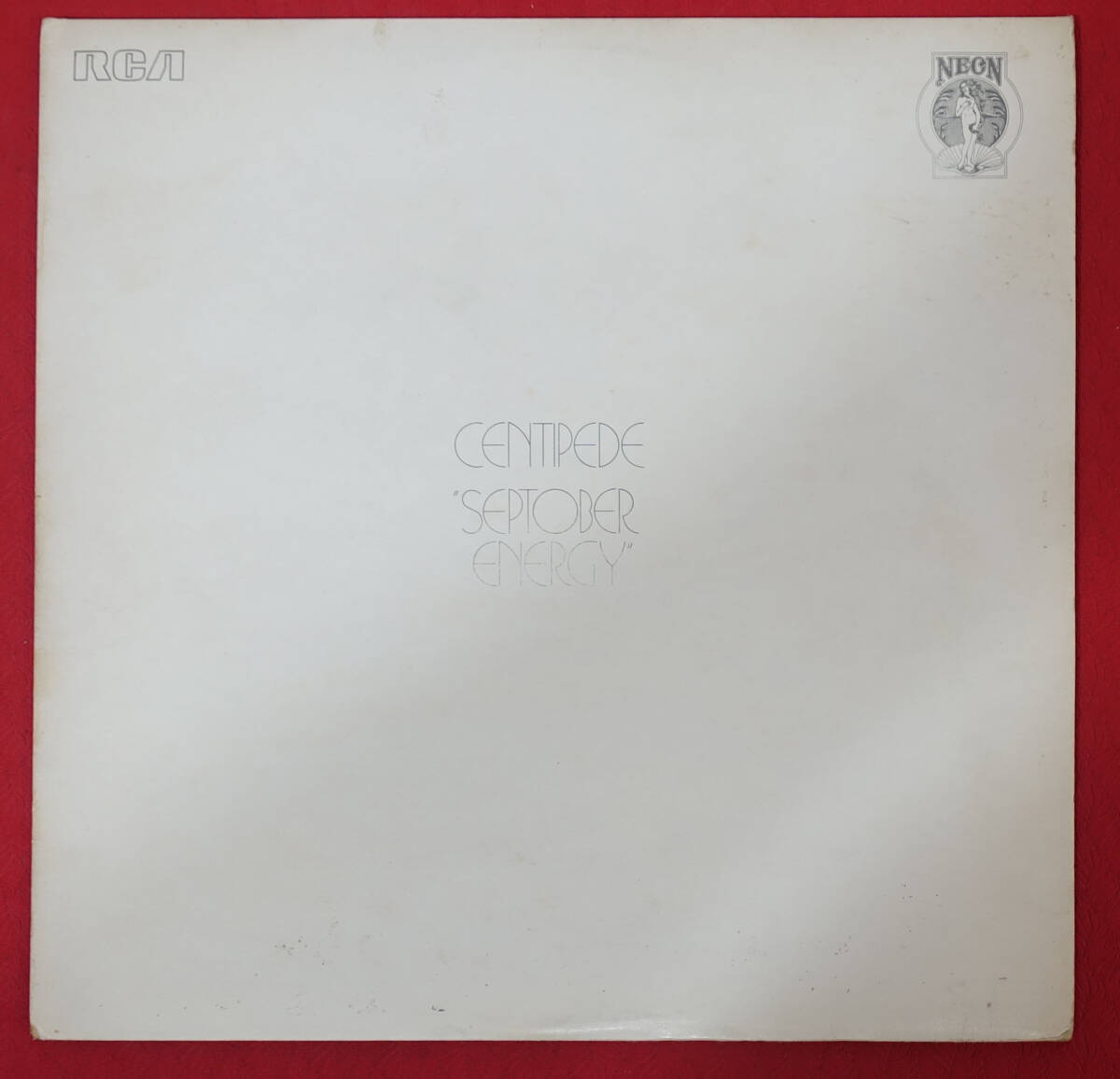 【やや傷や汚れあり】UK Original 初回 RCA Neon NE 9 Centipede / Septober Enercy MAT: 2E/2E/2E/4Eの落札情報詳細 ...