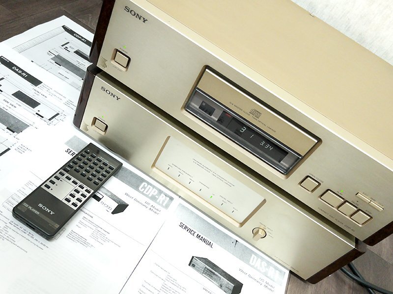 【やや傷や汚れあり】 動作品 SONY CDP-R1 DAS-R1 CDトランスポート DAコンバーターセット ソニー の落札情報詳細 - Yahoo!オークション落札価格検索 オークフリー