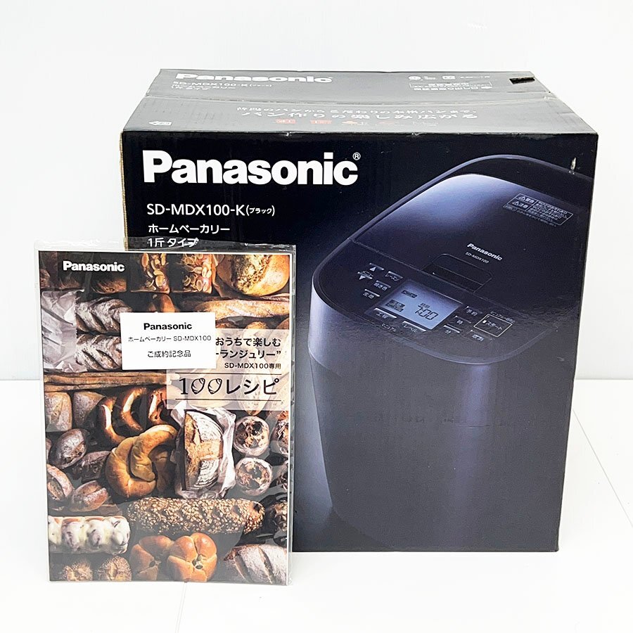 【未使用】未開封 パナソニック ホームベーカリー1斤タイプ SD-MDX102-K ブラック パン作り レシピ本付き [M12007]の落札情報詳細 - Yahoo!オークション落札価格検索 ...