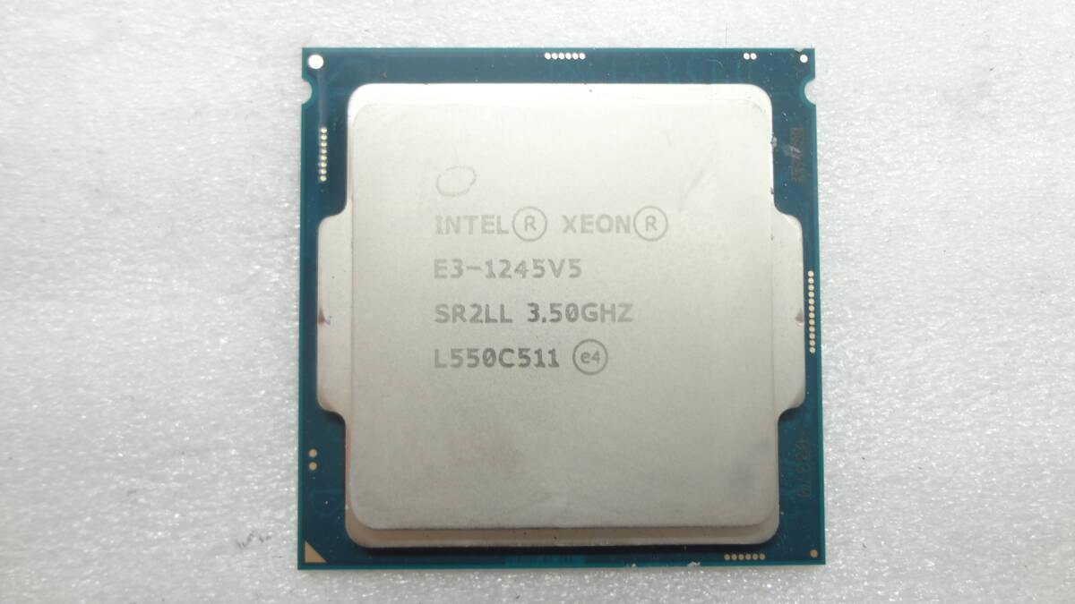 【傷や汚れあり】1円～ CPU Intel Xeon E3-1245 v5 3.5 SR2LL Socket 1151 中古動作品(B354①)の落札情報詳細 - Yahoo!オークション落札 ...
