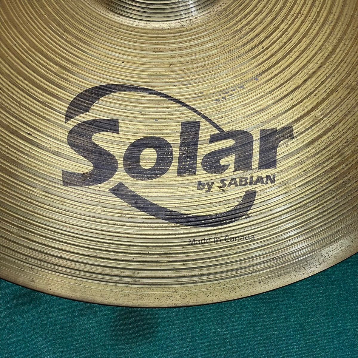 【傷や汚れあり】Solar 18/45cm Crash Ride SABIAN ソーラー セイビアン クラッシュ ライド シンバル 18インチ ...