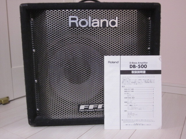 【目立った傷や汚れなし】ローランド ベースアンプ DB-500 Roland ハイパワー160W 当時103950円 取説付 COSM FFP (ローランドのアンプ技術） の落札情報詳細 ...