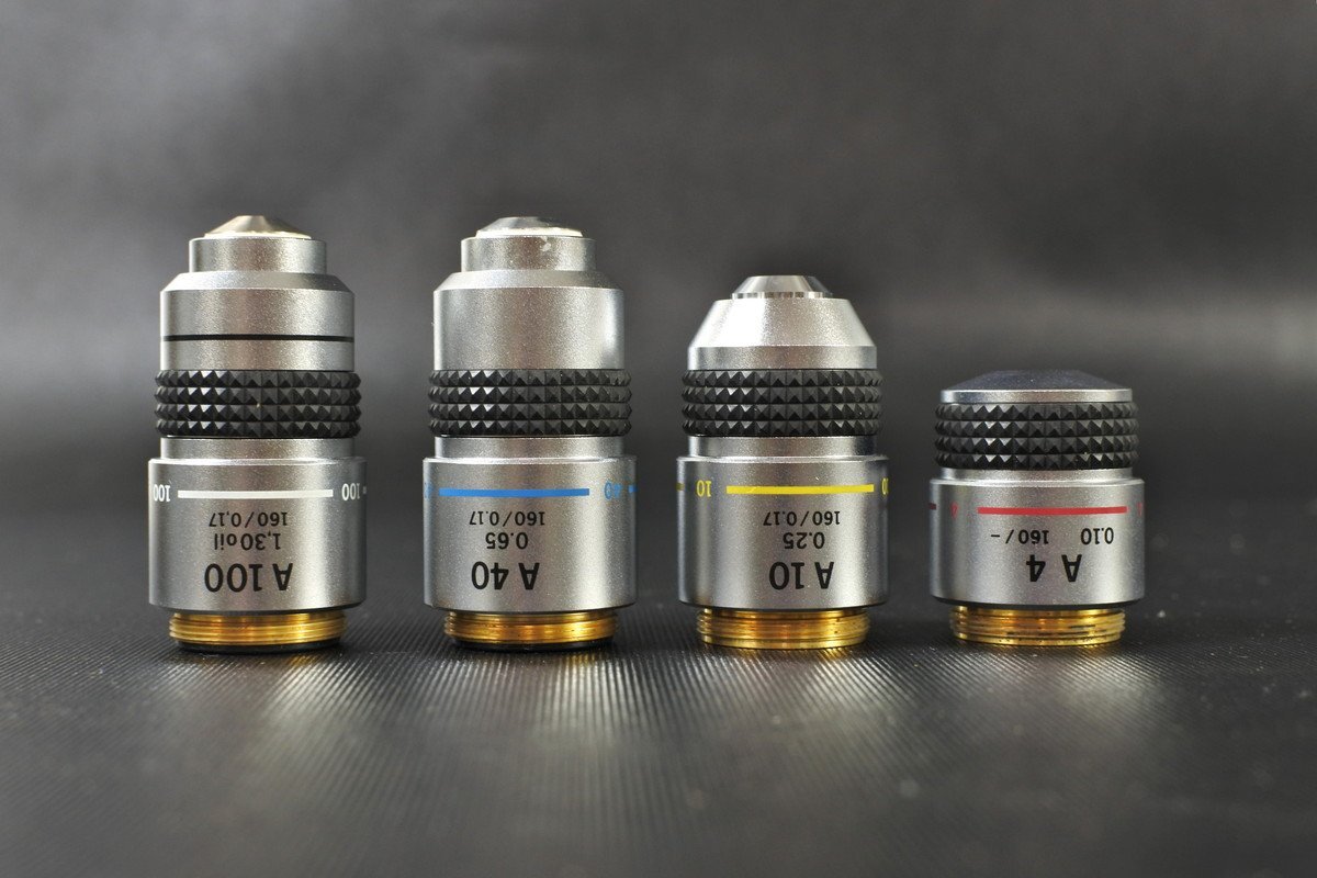 【やや傷や汚れあり】 OLYMPUS オリンパス 顕微鏡 対物レンズ A4/A10/A40/A100 4点セット 顕微鏡パーツ 実習用 実験 研究の落札情報詳細 - Yahoo!オークション ...