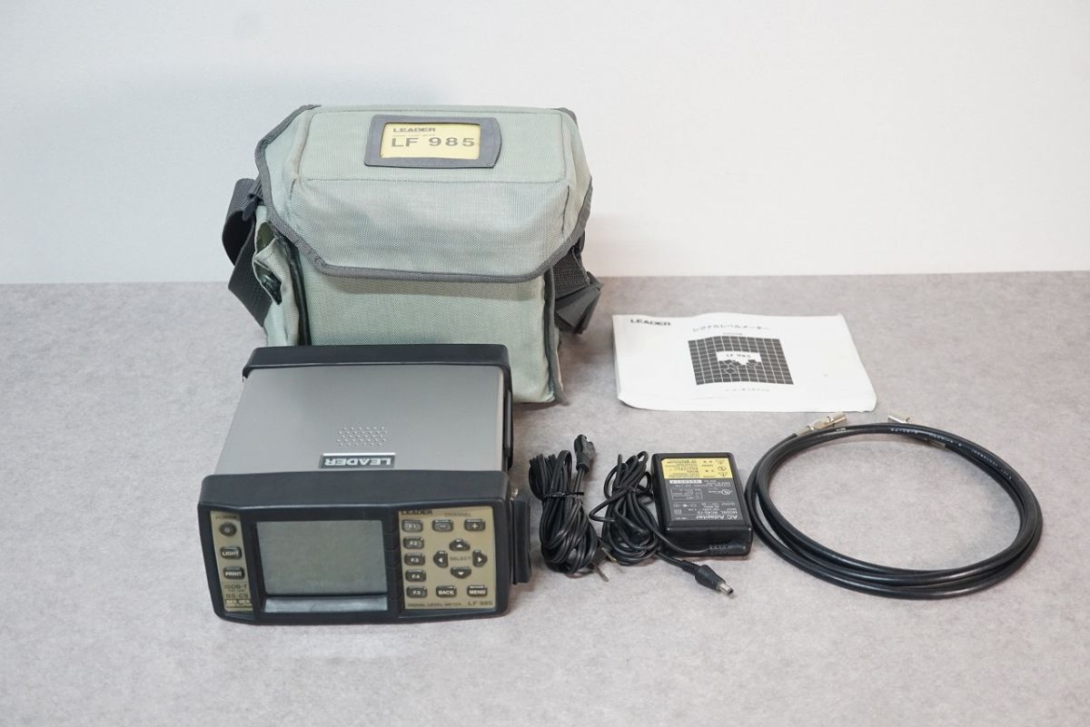 【倉庫整理】【ジャンク】LEADER リーダー ノイズメーター LMV-1817 [NOISE METER LMV1817]関連:測定器 レベル デシベル dB 電圧 ボルトの落札情報詳細 ...