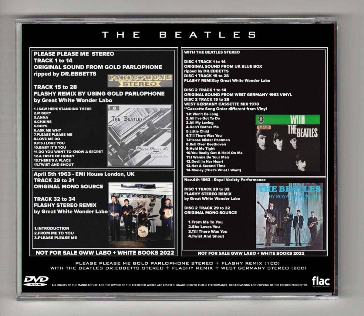 【未使用】★ The Beatles - Please please me & With the Beatles FLASHY REMIX / Flac / DVD-ROMの落札情報詳細 ...