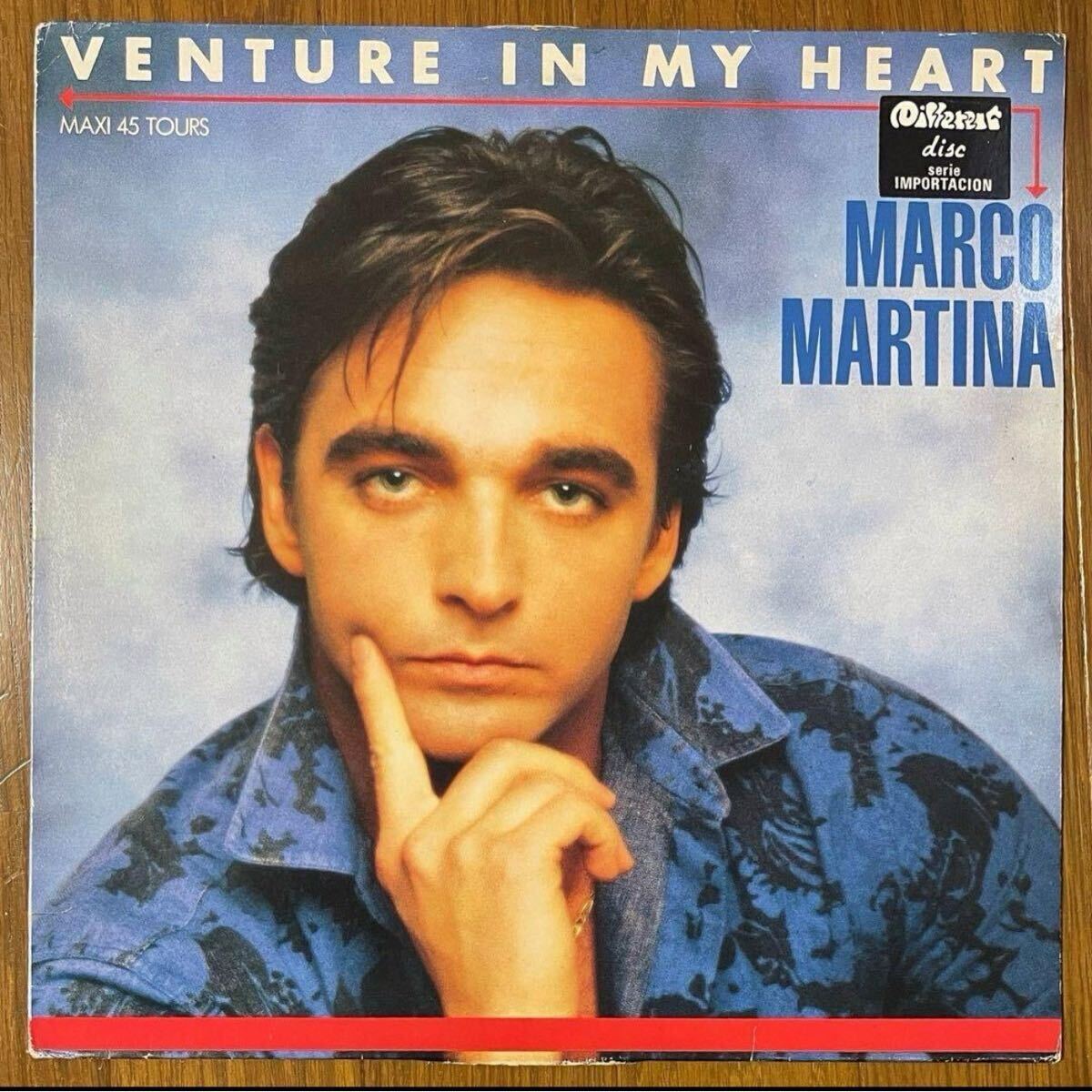 【やや傷や汚れあり】12” Marco Martina - Venture In My Heart 試聴有♪ 他にもマイナー系Italo ...