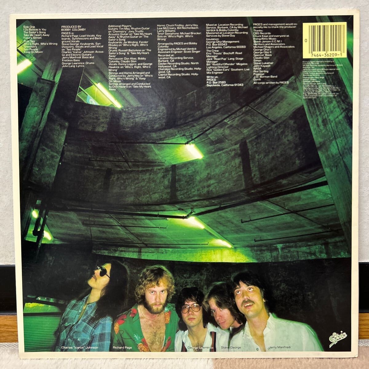 【目立った傷や汚れなし】AOR Pages/Future Street 輸入盤LPの落札情報詳細 - Yahoo!オークション落札価格検索 ...