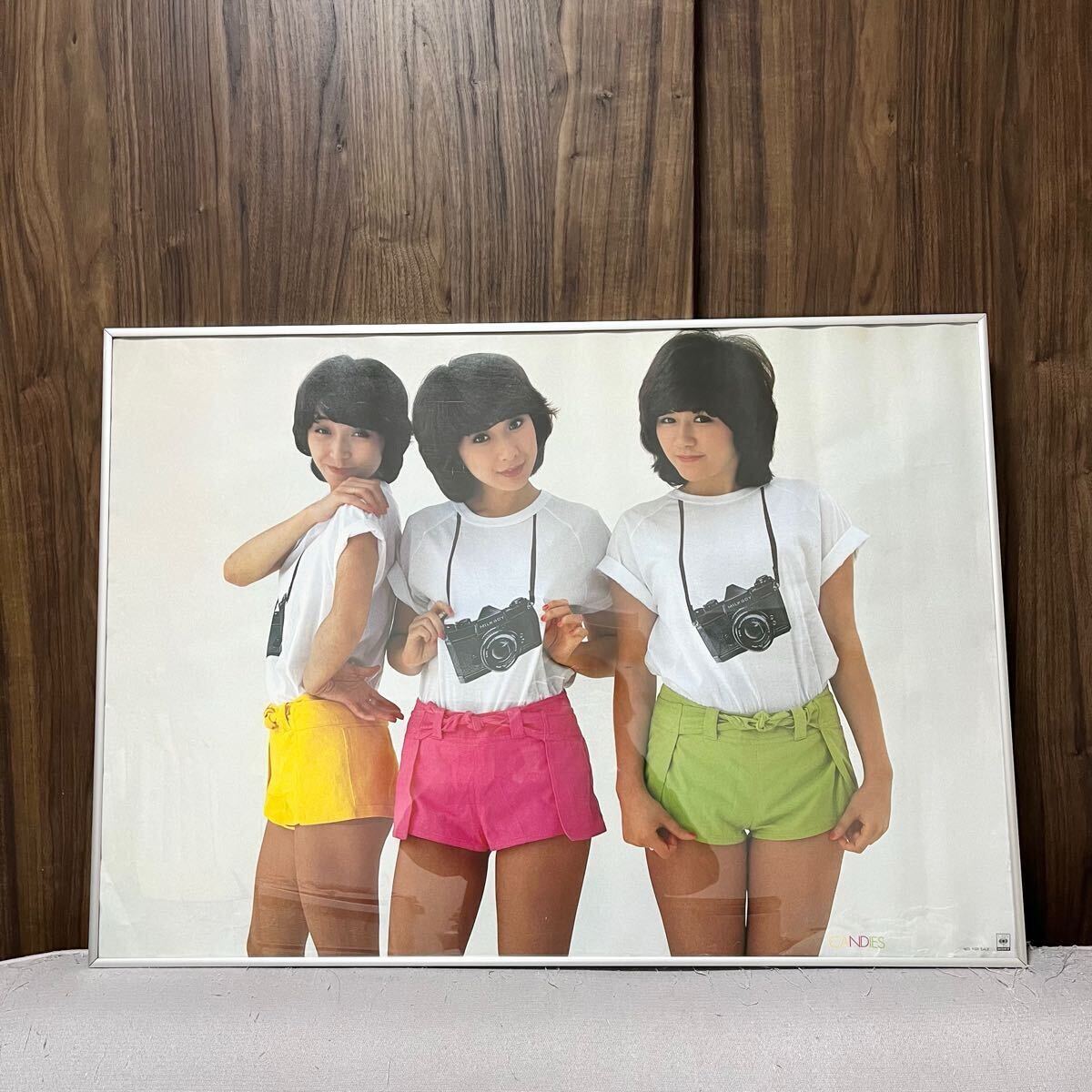【傷や汚れあり】稀少 販促ポスター キャンディーズ Candies A1サイズ 当時物 昭和アイドル 宣伝ポスター 非売品 SONY CBSの ...