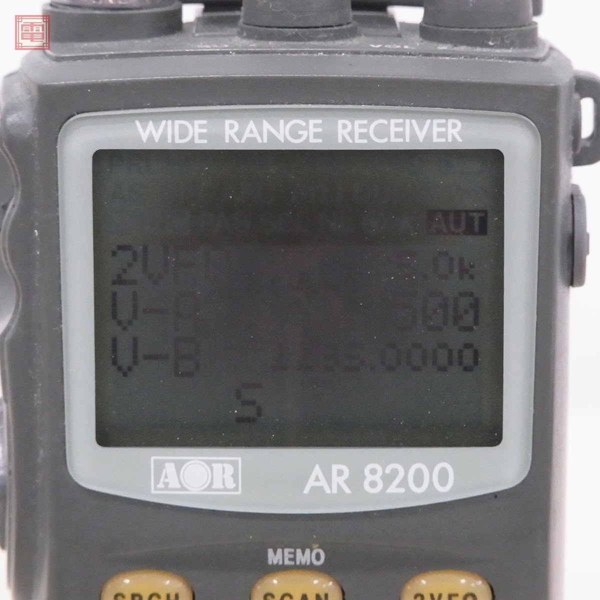 【傷や汚れあり】AOR AR8200 広帯域ハンディ受信機 530kHz〜2040MHz ボイスインバーター・取説付 エーオーアール ワイド ...