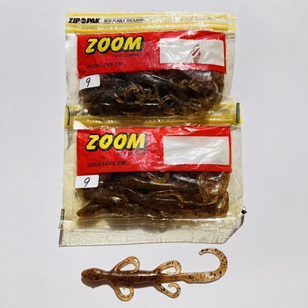 【未使用】613501 新品 ZOOM/ZBC 6インチ リザード 2パック 18本② パンプキンチャートリュース ZOOM BAIT COMPANY ズーム LIZARD 旧マテリアル？の ...