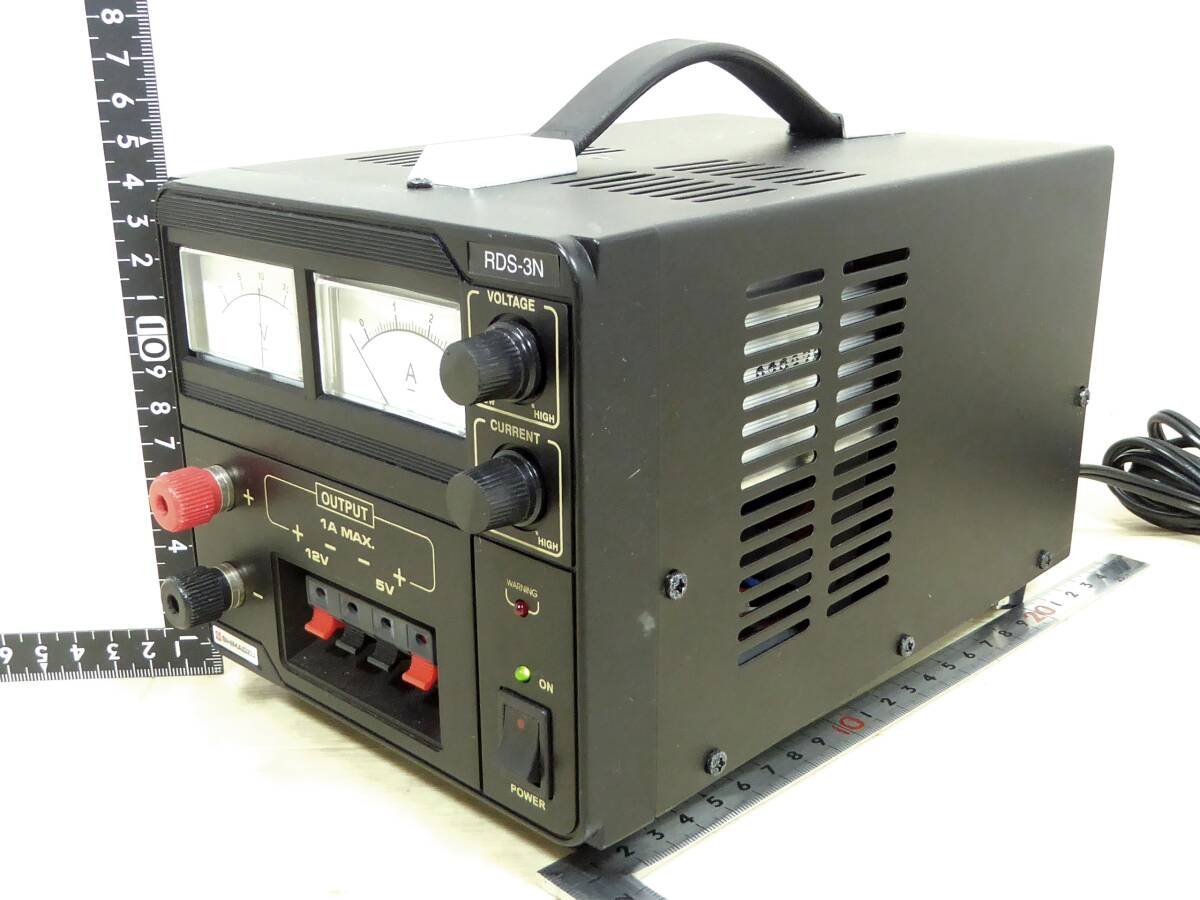 【全体的に状態が悪い】古め DC直流安定化電源「島津製作所 SHIMADZU RDS-3N EP-603 DC POWER SUPPLY」ON ...