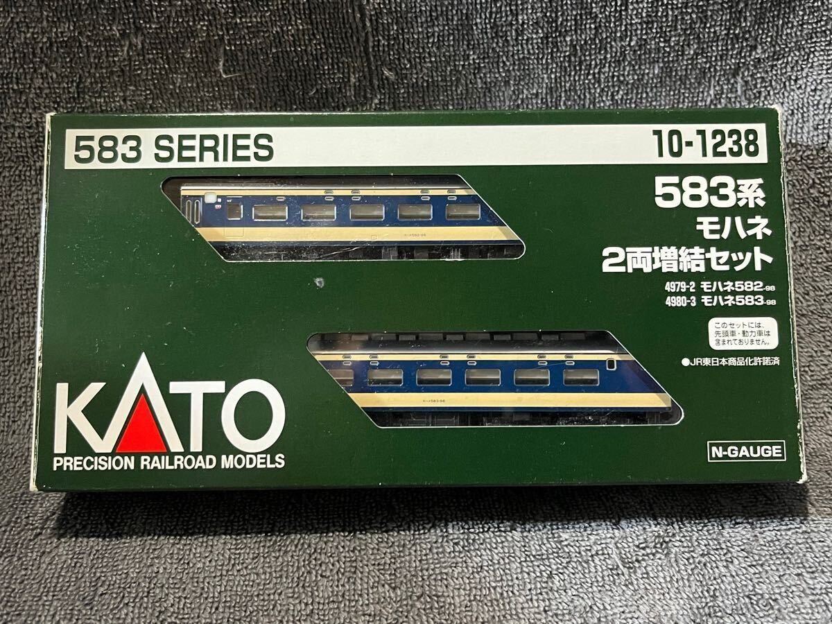 【目立った傷や汚れなし】カトー 583系寝台特急電車 2両増結セット②（モハネ583＋モハネ582） 10-1238 KATOの落札情報詳細 - Yahoo!オークション落札価格検索 オークフリー
