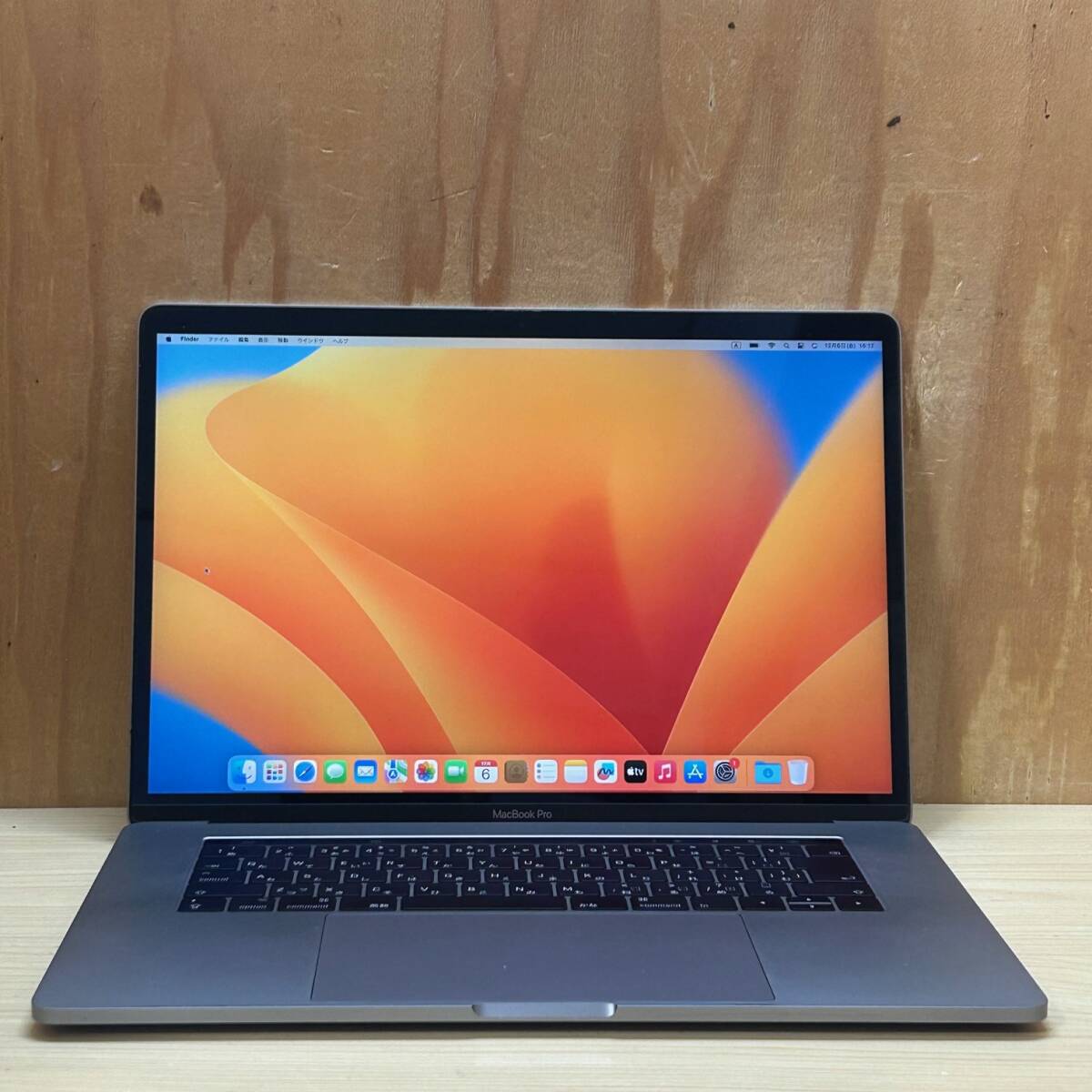 【やや傷や汚れあり】Macbook Pro A1707 2017 Core i7-7820HQ メモリ16GB SSD512GB Radeon ...