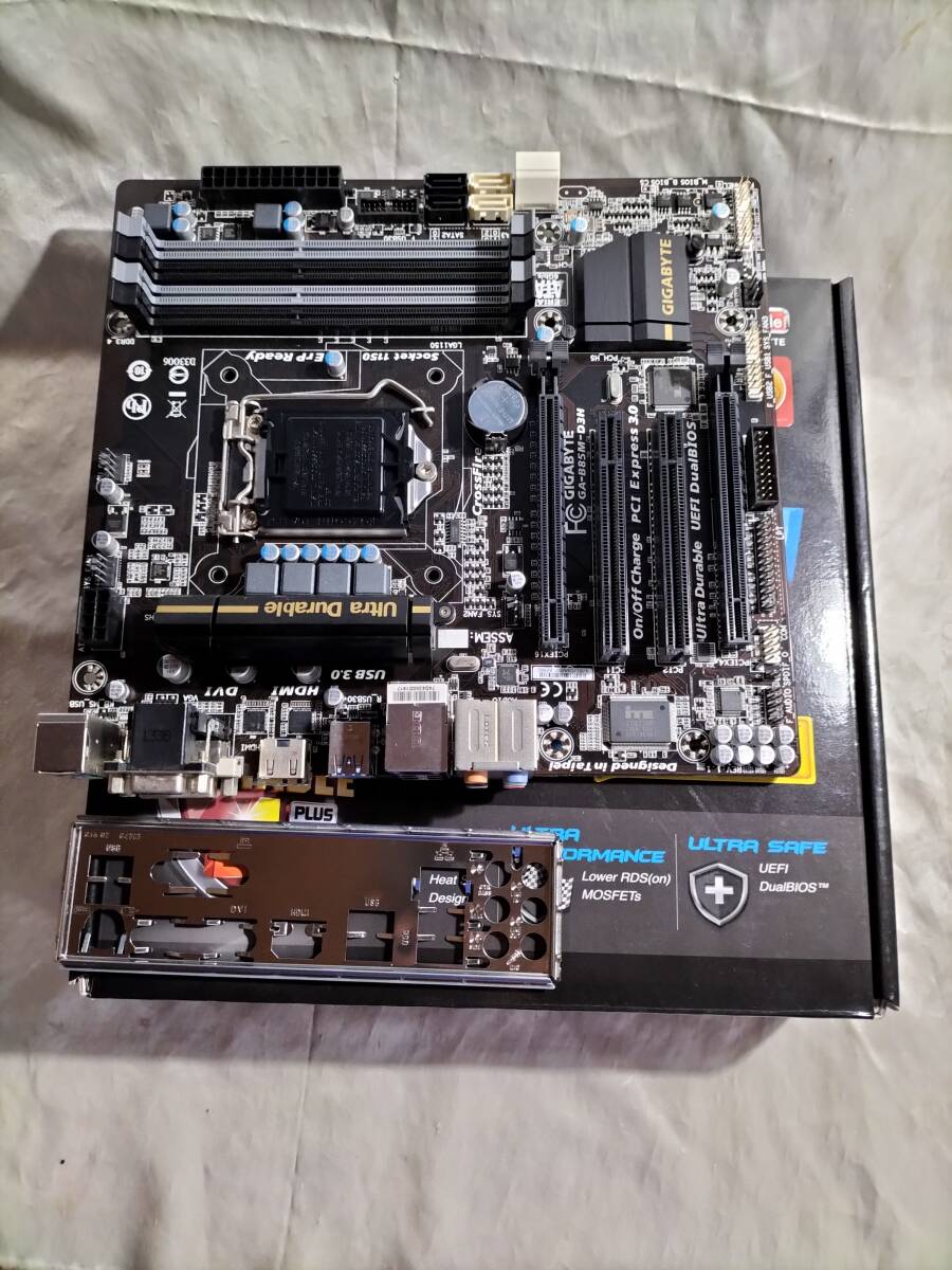 【やや傷や汚れあり】★GIGABYTE GA-B85M-D3H REV1.1 LGA1150 B85 MATXマザ マザーボードの落札情報詳細 - Yahoo!オークション落札価格検索 オークフリー