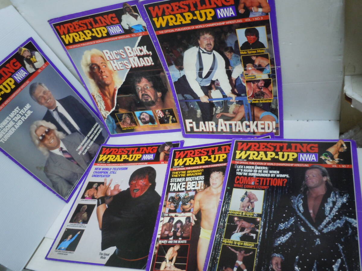 【全体的に状態が悪い】WCW/NWA Wrestling Magazine 【プロレス雑誌 洋書】 WCW / NWOレスリングマガジン ...