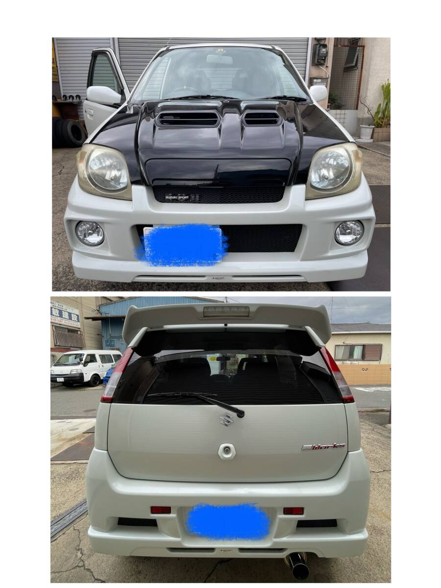 【走行距離 155,653 km】スズキ SUZUKI Kei ワークス 5速MT 4WD 車検 R7年8月まであり！ スズスポバンパー スズスポショック Keiスペシャルボンネットの落札情報 ...