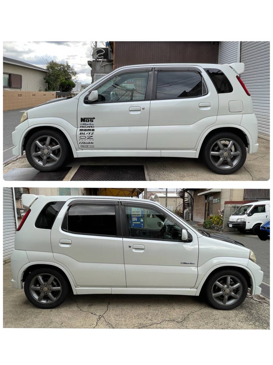 【走行距離 155,653 km】スズキ SUZUKI Kei ワークス 5速MT 4WD 車検 R7年8月まであり！ スズスポバンパー スズスポショック Keiスペシャルボンネットの落札情報 ...