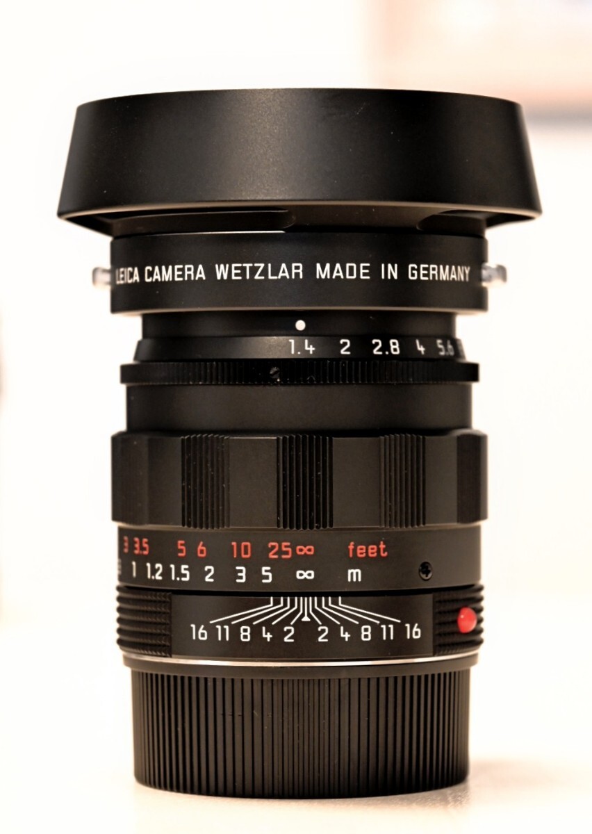 【未使用に近い】100万円を★Leica★ライカ★Summilux M f1.4/50mm ASPH. Black Chrome★世界限定500本★希少★Mマウント ズミルックス ブラック ...