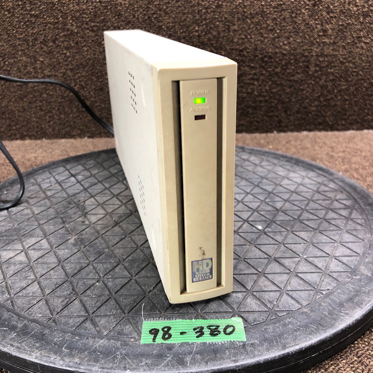【傷や汚れあり】98-380 激安 レトロPC パーツ 外付けHDD ハードディスク I・O DATA アイ・オー ・データ HDVS-UM13G HDD無し 通電のみ確認 ジャンクの落札情報 ...
