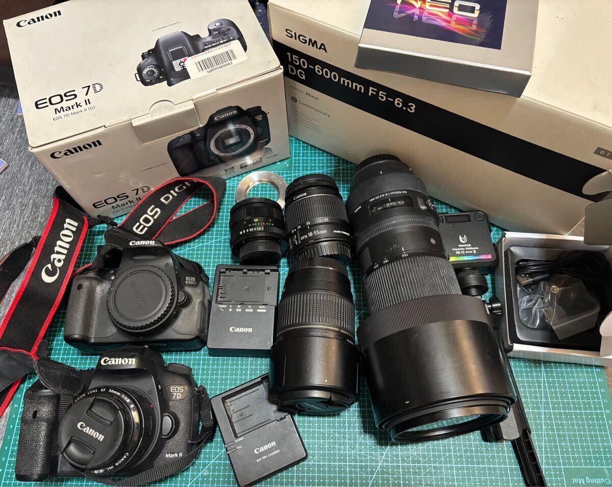 【やや傷や汚れあり】Canon / キャノン EF 50-200mm 1:3.5-4.5 / EF 35-80mm 1:4-5.6 III / SIGMA UC ZOOM 28-105mm 1 ...