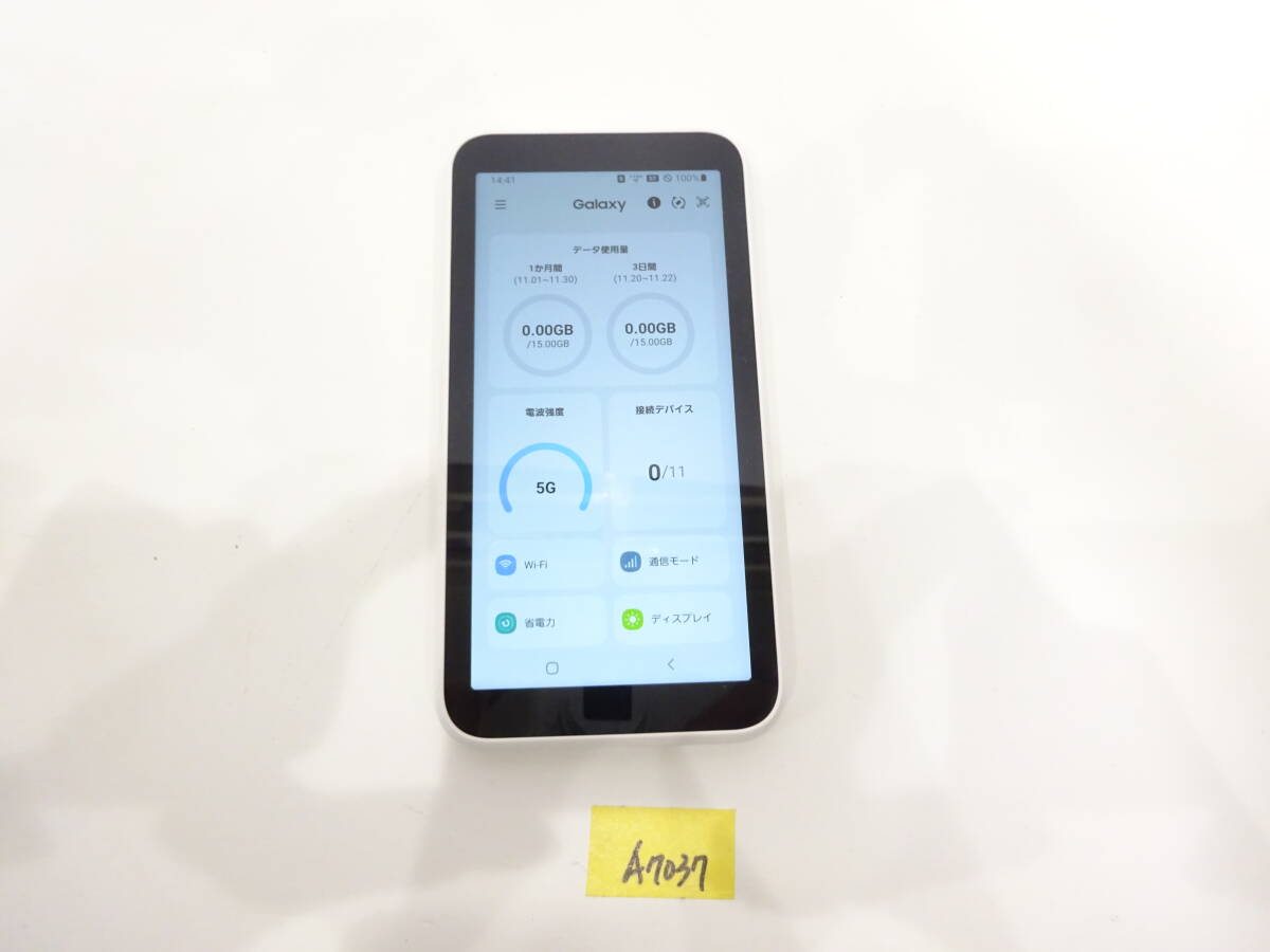【傷や汚れあり】SAMSUNG Galaxy 5G Mobile Wi-Fi SCR01 モバイルルーター 起動確認済 A7037の落札情報詳細 - Yahoo!オークション落札価格検索 オークフリー