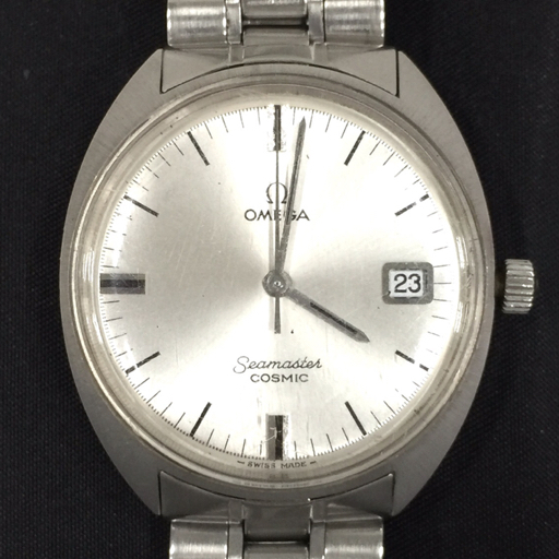 【全体的に状態が悪い】1円 オメガ シーマスター コスミック 自動巻 腕時計 136017 SP-TOOL 107 メンズ デイト 純正ブレス ...