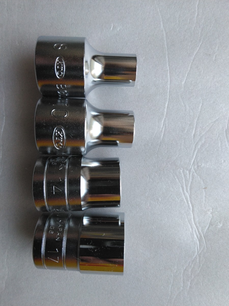 【目立った傷や汚れなし】KTC 京都機械工具 ソケット1/2インチ 差込角12.7sq/B30-10H/8H/B4-17W/14W 12角の落札情報詳細 - Yahoo!オークション落札価格 ...