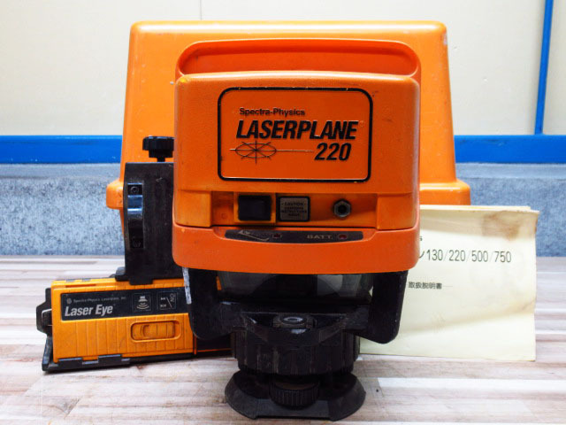 【傷や汚れあり】Spectra-Physics スペクトラフィジックス LASERPLANE レーザープレーン L-220 LEVELING ...