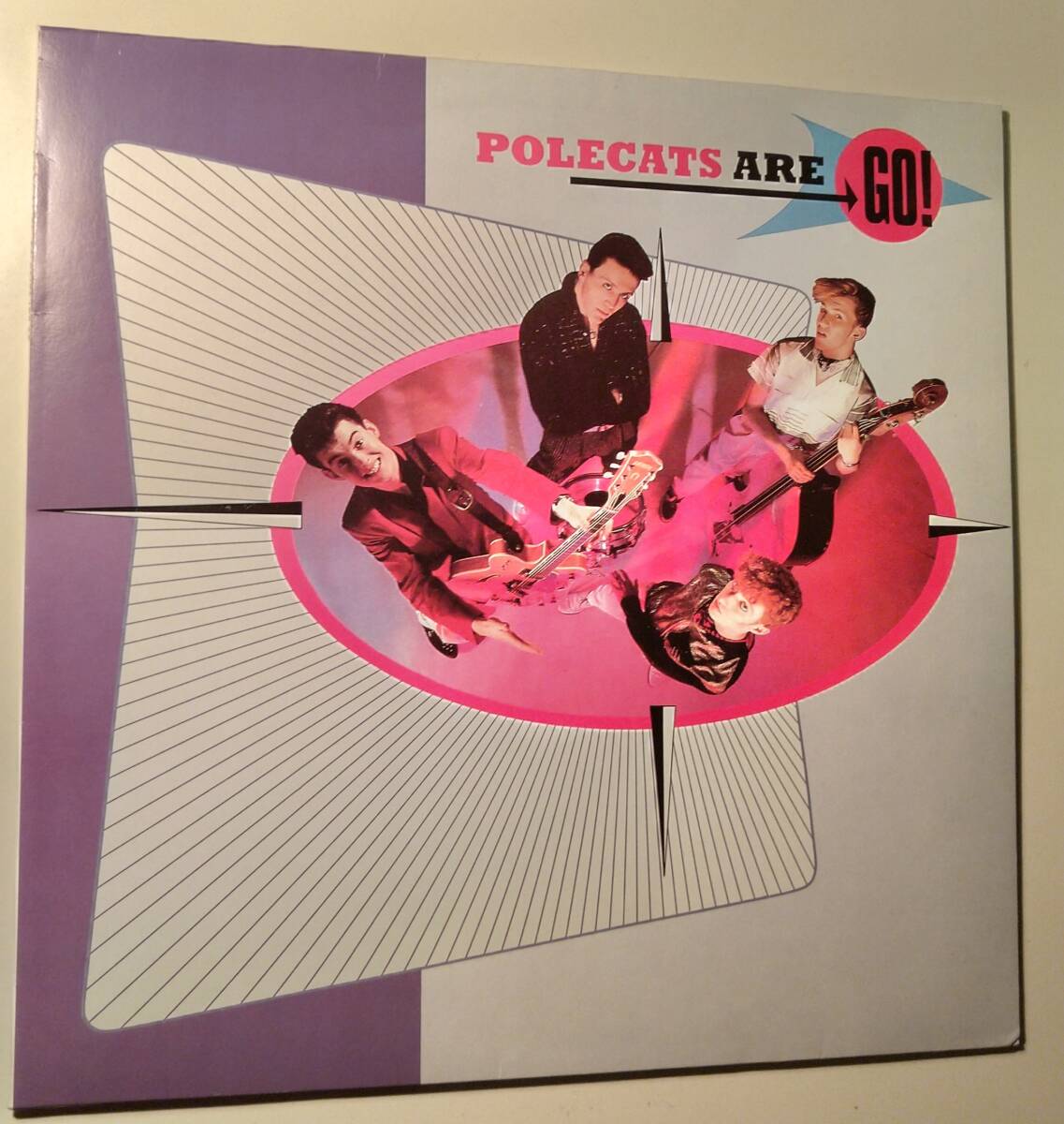 【傷や汚れあり】名曲カバー満載傑作アルバム!POLECATS/ARE GO!LP ROCKABILLY DAVE EDMUNS STRAY CATS ポールキャッツ ロカビリー JETS ...