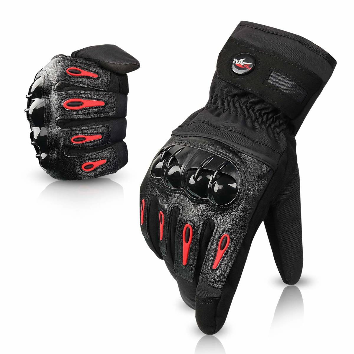 【未使用】XLサイズ 黒 防寒 防水 バイク グローブ 冬 MAD15 ブラック ウインター 冬用 手袋 裏起毛 雨 ナックルガード オートバイ スマホ 男女兼用の落札情報詳細 - Yahoo ...