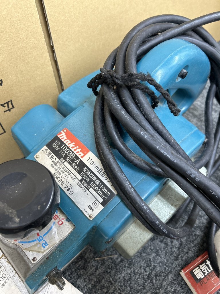 【傷や汚れあり】【159557】工具 マキタ 曲面カンナ 1003B-A 110mm 電動 かんな 電動工具 makitaの落札情報詳細 ...