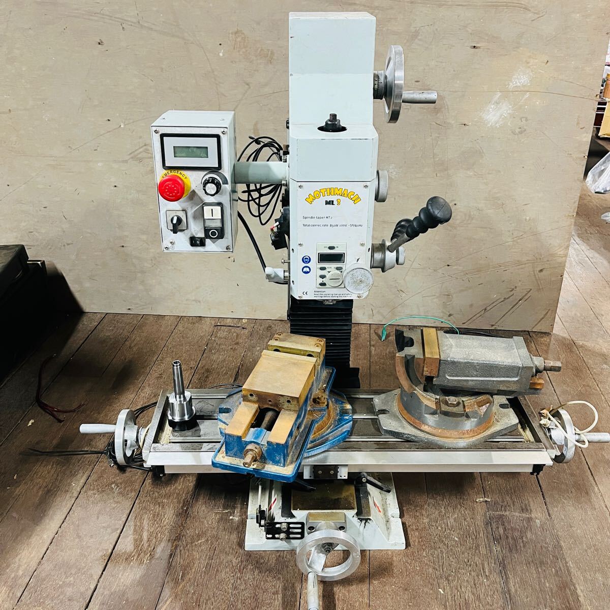 【やや傷や汚れあり】小型 卓上 フライス 盤 MOTHMACH 卓上フライス盤 ML3 動作確認済みの落札情報詳細 - Yahoo!オークション落札価格検索 オークフリー