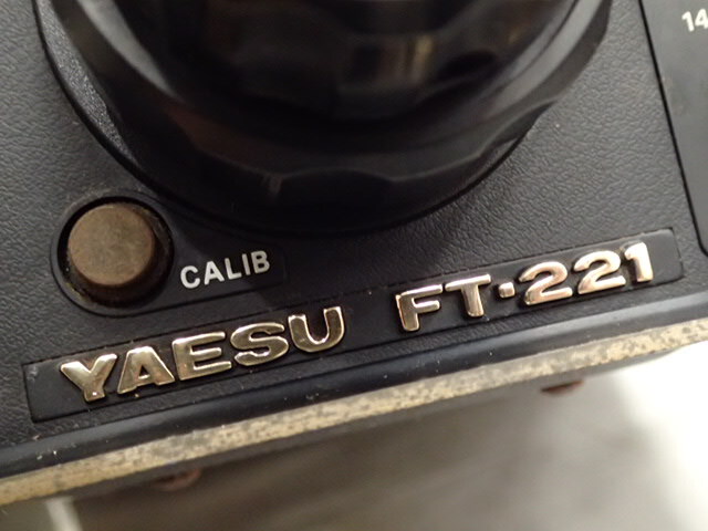 【やや傷や汚れあり】011403 ☆YAESU FT-221 DIGITAL DISPLAY YC-221♪の落札情報詳細 - Yahoo!オークション落札価格検索 オークフリー