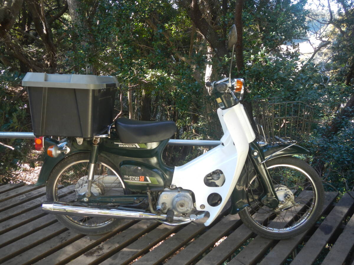 【全体的に状態が悪い】ホンダ スーパーカブC50 1986年頃 12ボルト3速 再生車 実動 廃車書類あり の落札情報詳細 - Yahoo!オークション落札価格検索 オークフリー