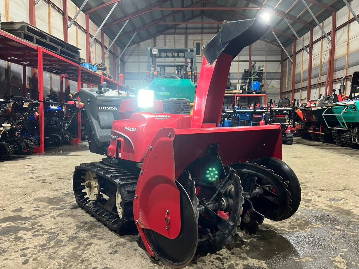【傷や汚れあり】除雪機☆ホンダ☆ハイブリッド☆HSM1380i(SAYJ)☆電動油圧オーガローリング☆左右旋回レバー☆動作確認済み☆北海道から ...