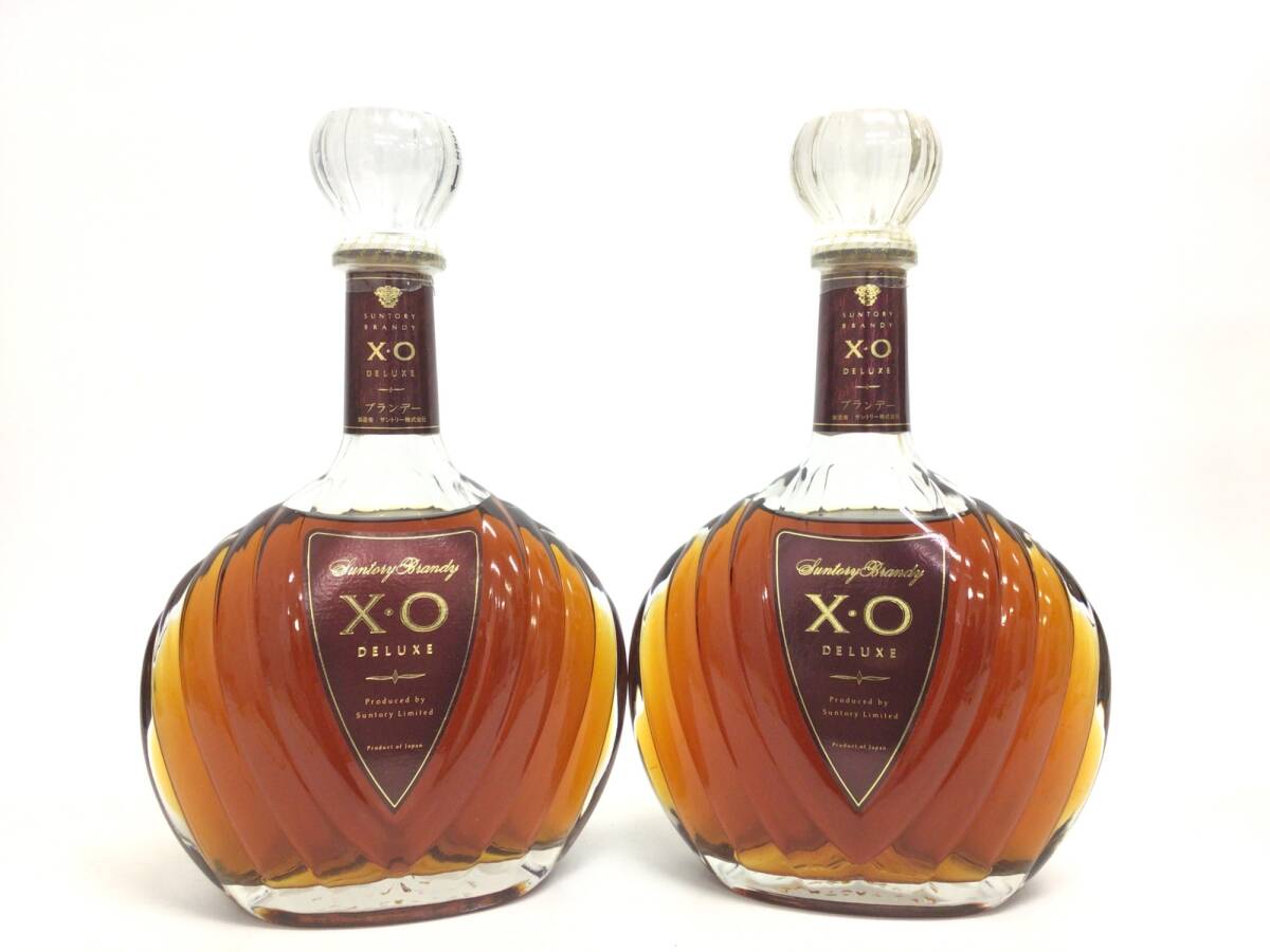 【やや傷や汚れあり】ブランデー brandy サントリー XO デラックス 2本セット 700ml 40% 重量番号:4(I-3)の落札情報詳細 - Yahoo!オークション落札価格検索 オークフリー