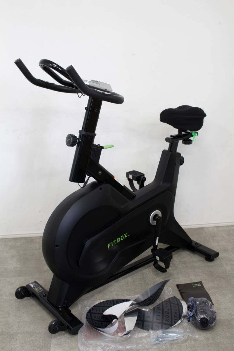 【傷や汚れあり】⑤引取大歓迎 FITBOXフィット ボックスFBX-002B_01スピン/エアロ バイク ブラック系 取説/替えペダル/サドル カバー/付属品 付/動作OKの落札情報詳細 ...