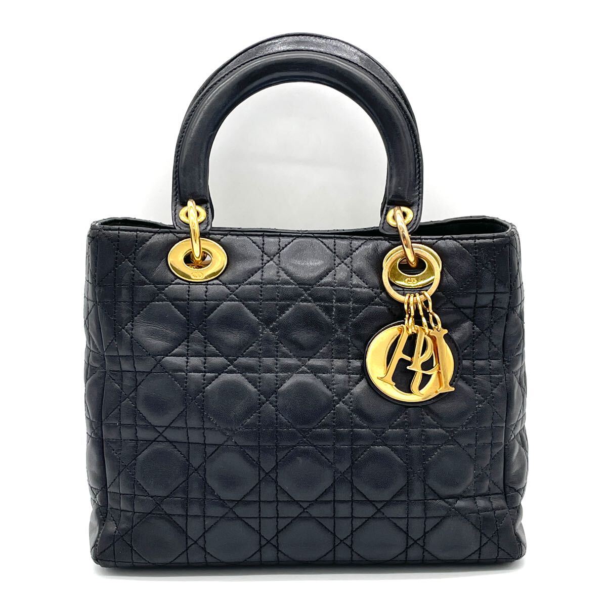 【全体的に状態が悪い】オールドディオール Christian Dior(クリスチャン・ディオール) トロッターポーチ(セカンドバッグ クラッチバッグ)★ヴィンテージ ジャンクの落札情報詳細 ...