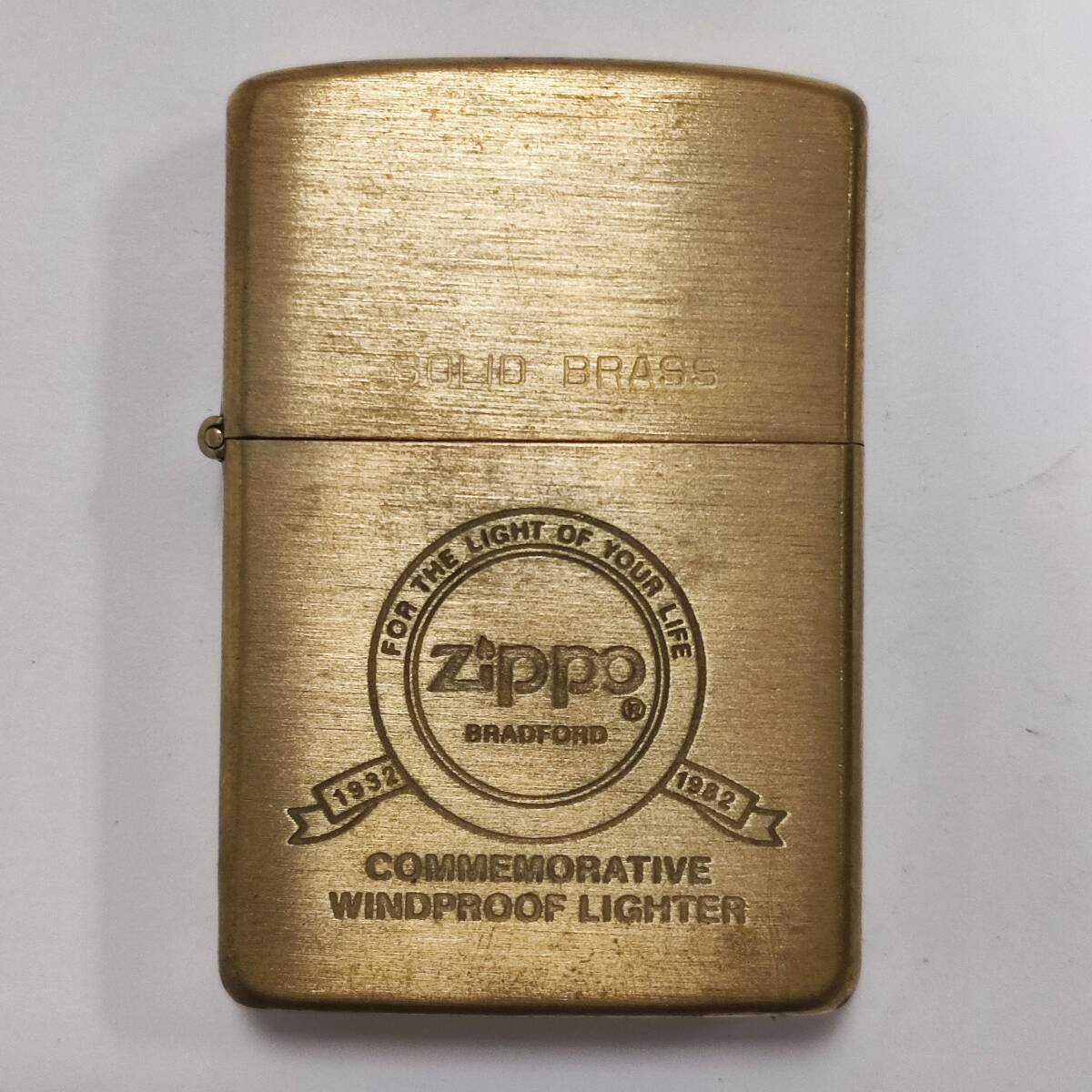 【傷や汚れあり】1円～/ZIPPO/ジッポー/SOLID BRASS/ソリッドブラス/スリム/ゴールドカラー/1932/1987年製/ライター/煙草/喫煙具/火花OK/ジャンク/E010の落札 ...