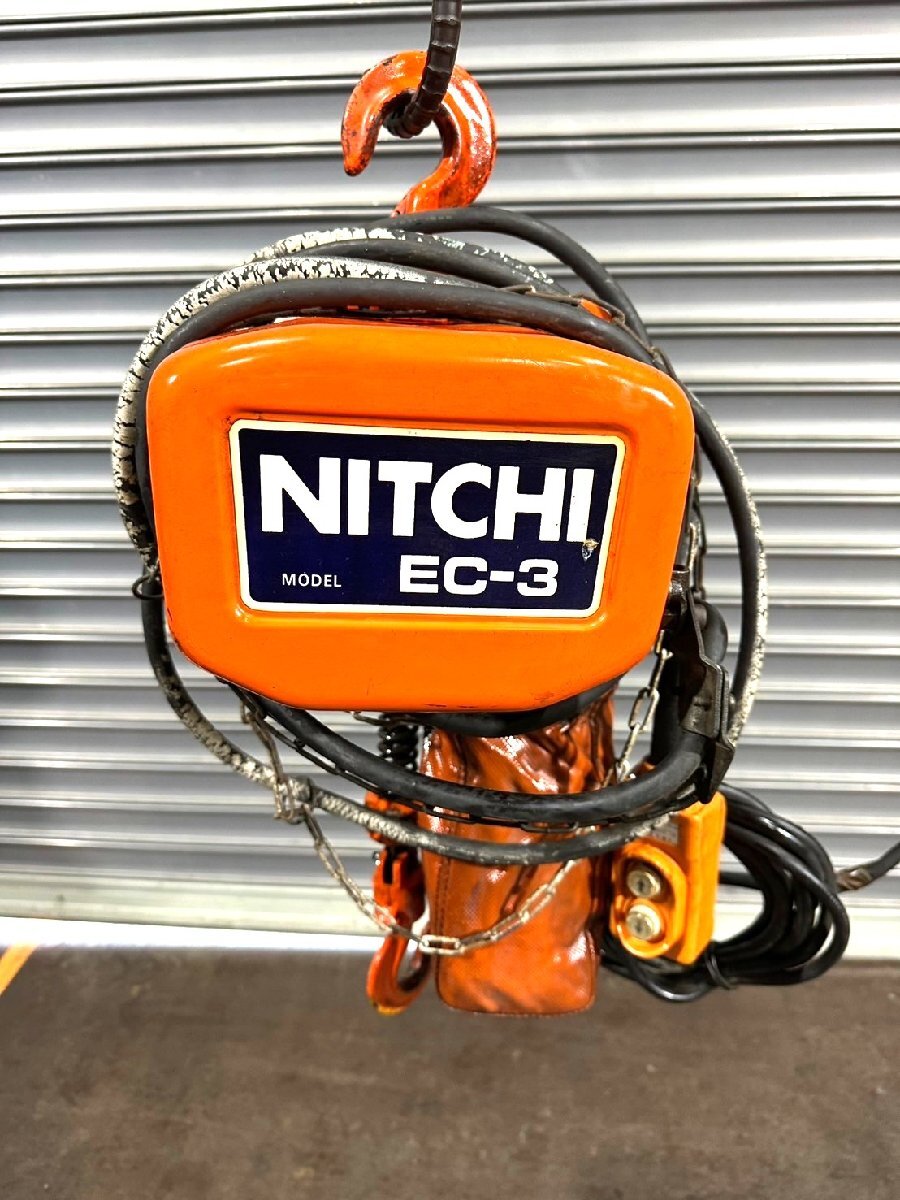 【傷や汚れあり】《4746》NITCHI ニッチ チェーンブロック 500Kg 揚程6m EC-3 ホイストの落札情報詳細 - Yahoo ...
