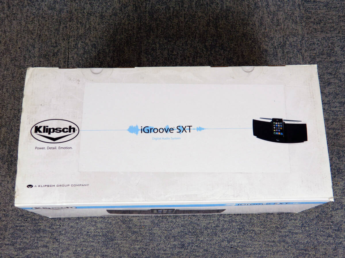 【未使用】新品・未使用 Klipsch クリプシュ ipod/iphoneドックオーディオシステム iGroove SXT バイアンプ駆動 ...