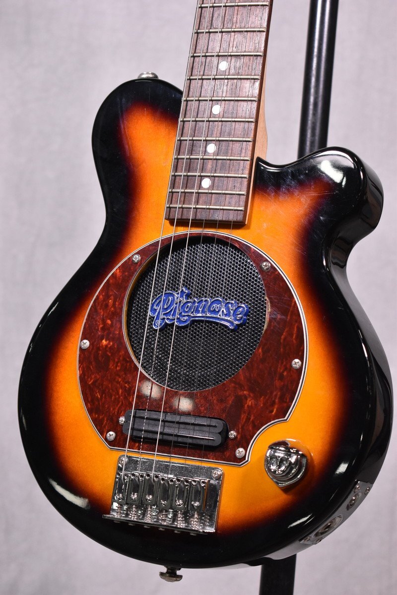 【傷や汚れあり】【G】Pignose エレキギター アンプ内蔵 ピグノーズ PGG Travel Guitar 3017625の落札情報詳細 - Yahoo!オークション落札価格検索 オークフリー