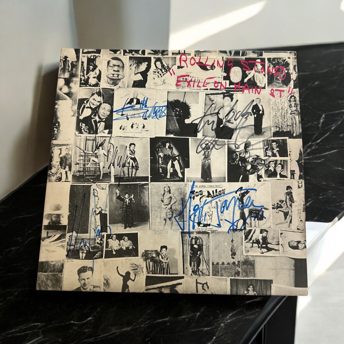 【やや傷や汚れあり】The Rolling Stones ザ・ローリング・ストーンズ Mick Jagger ミック・ジャガー Keith Rich 直筆サイン入り LP レコード 送料無料の ...