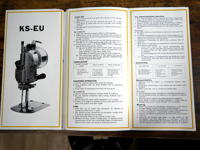 【目立った傷や汚れなし】【使用頻度少なめ】km ケーエム裁断機 KS-EU 布裁断 カッティングマシーンの落札情報詳細 - Yahoo!オークション落札価格検索 オークフリー